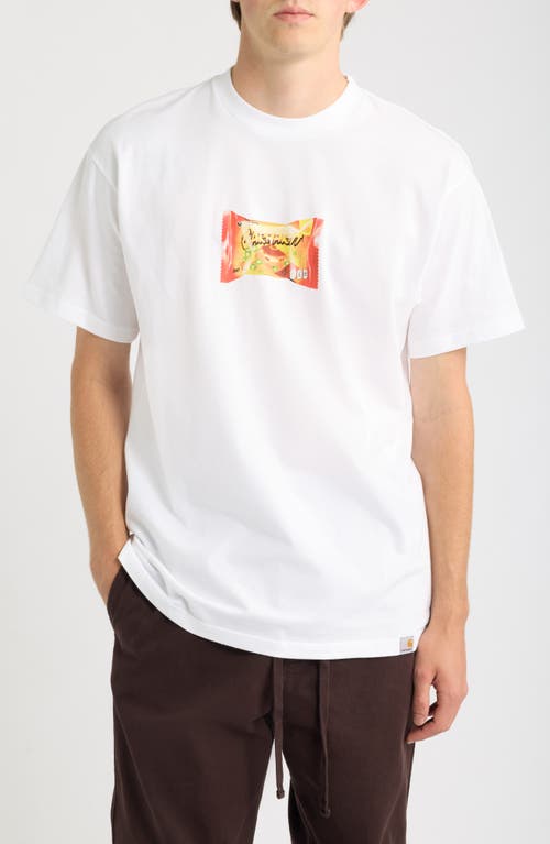 CARHARTT WORK IN PROGRESS road side snack organic cotton graphic t-shirt
