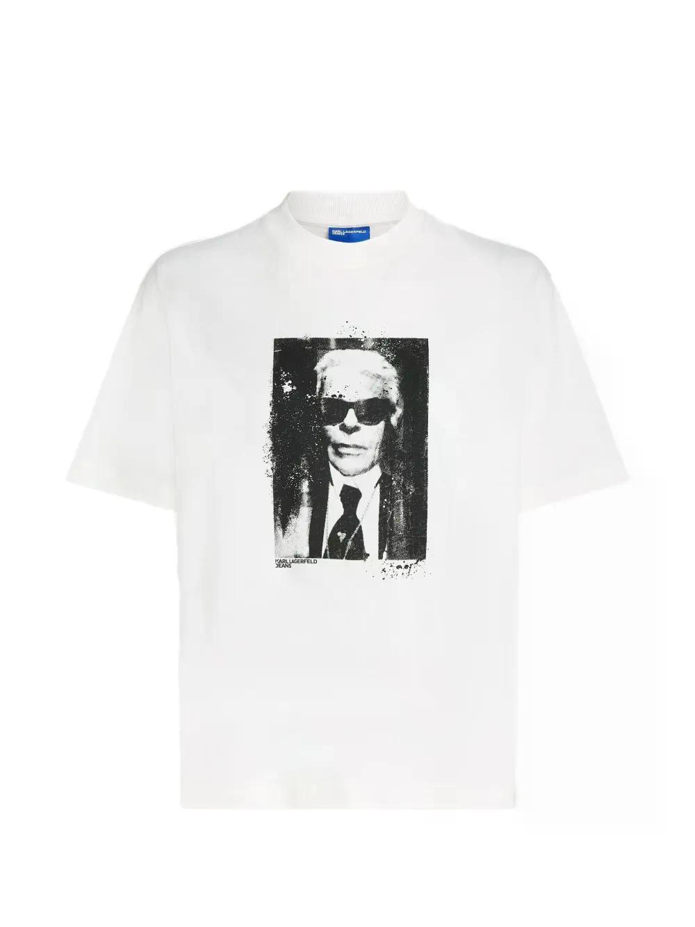 KARL LAGERFELD Karl Lagerfeld Pleated Wide Leg Jeans