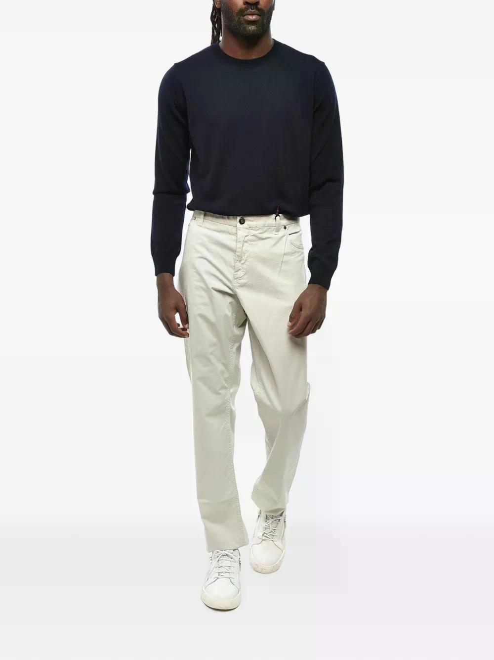 CORNELIANI Corneliani Belt-Loop Welt-Pocket Trousers