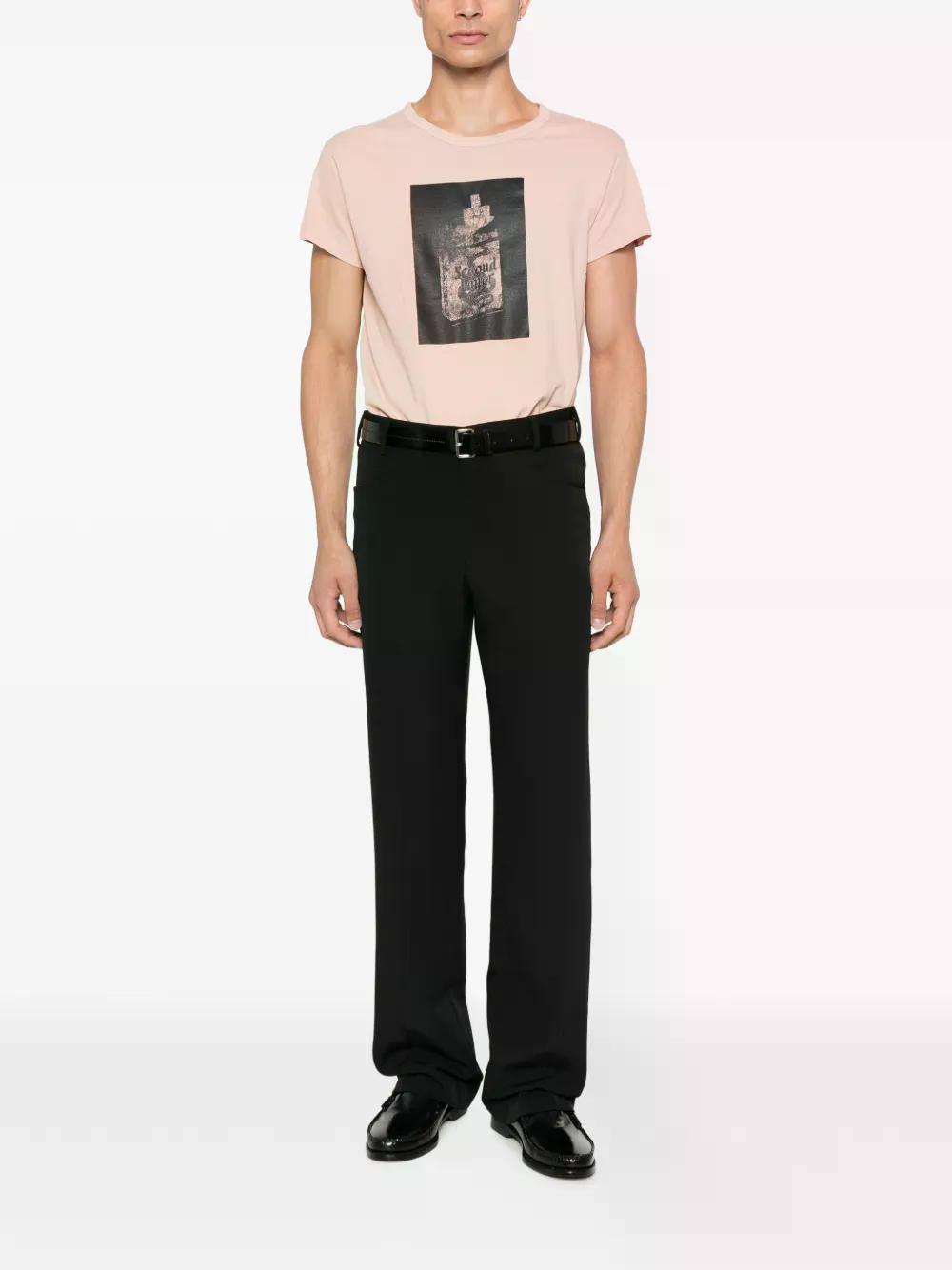 SECOND / LAYER Second/Layer Pressed Crease Straight-Leg Trousers