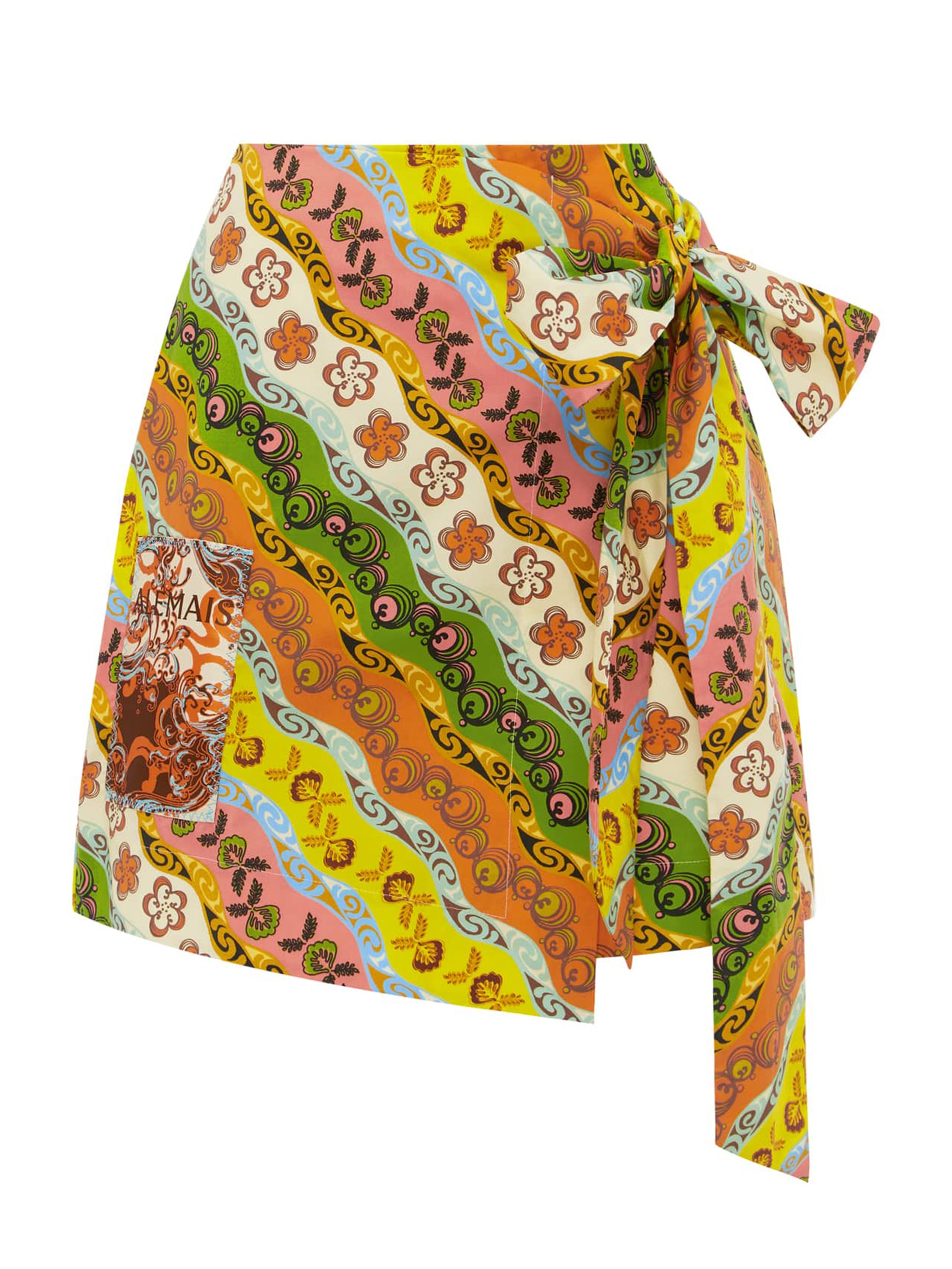 ALEMAIS alémais Mercado Printed Linen Shirt