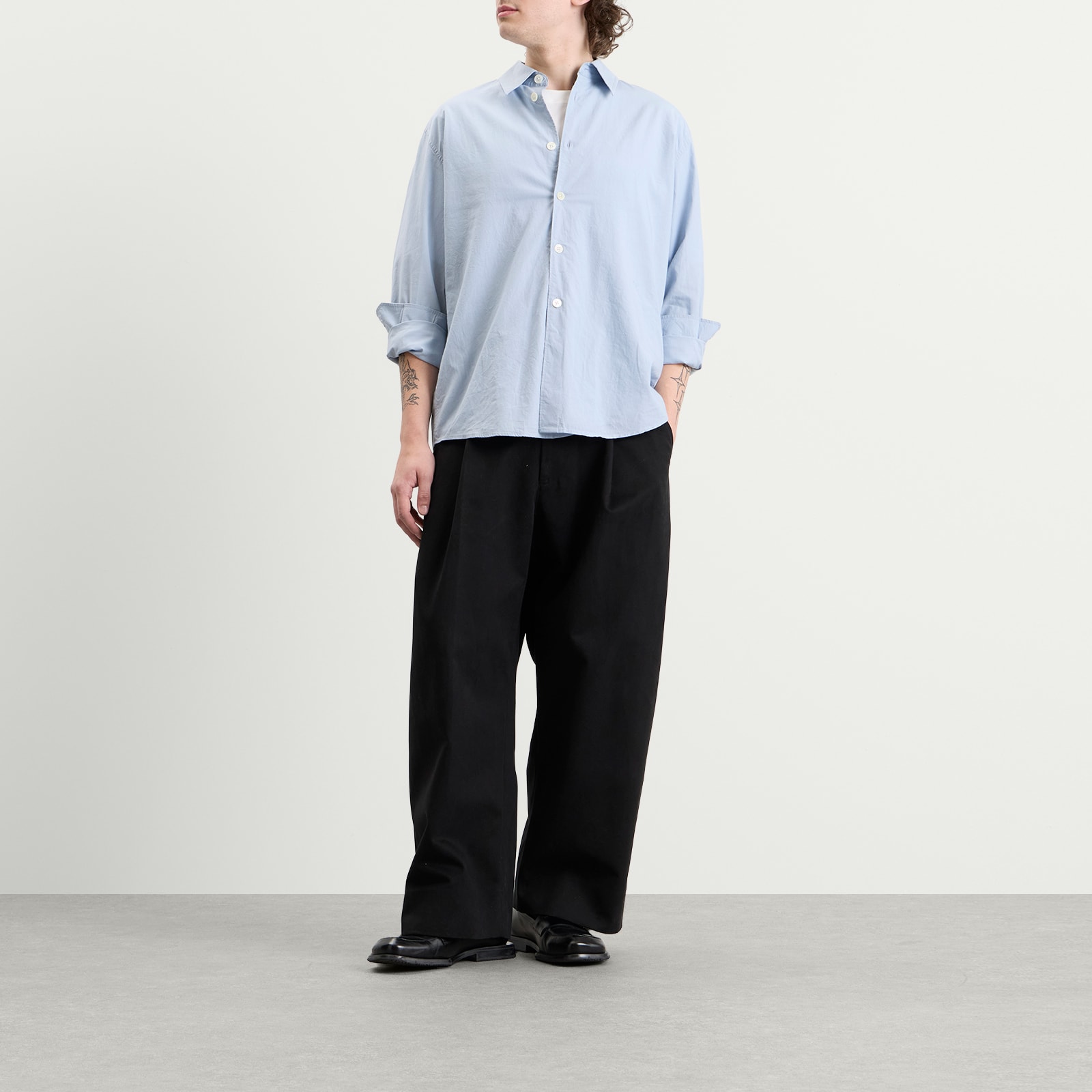 STUDIO NICHOLSON Studio Nicholson Sorte Deep Pleat Volume Pant