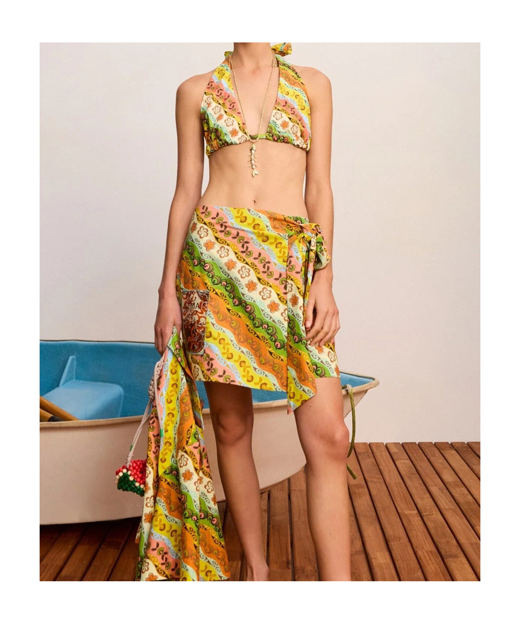 ALEMAIS Alemais Janine Wrap Skirt