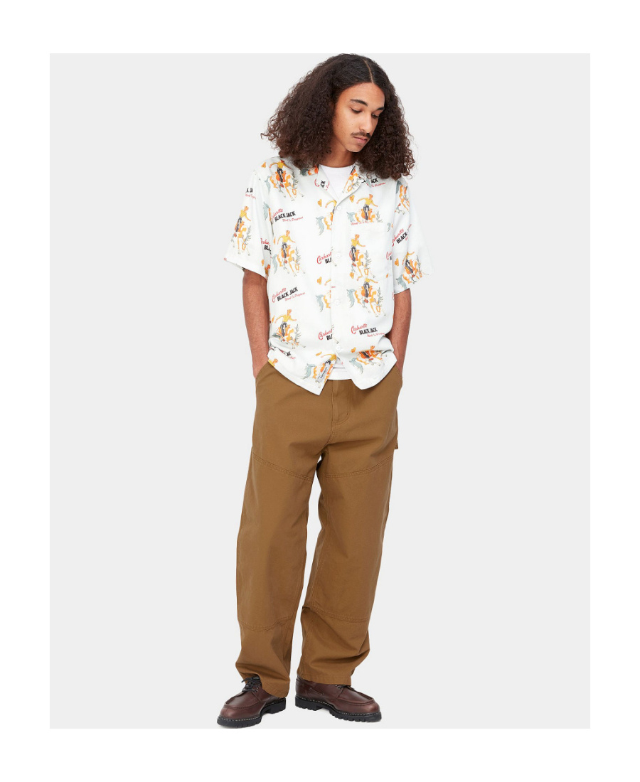 CARHARTT WORK IN PROGRESS Carhartt WIP Wide-Leg Trousers with Double Knees