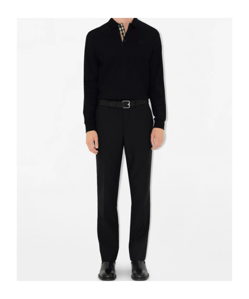 BURBERRY Burberry Long-Sleeve Polo Shirt