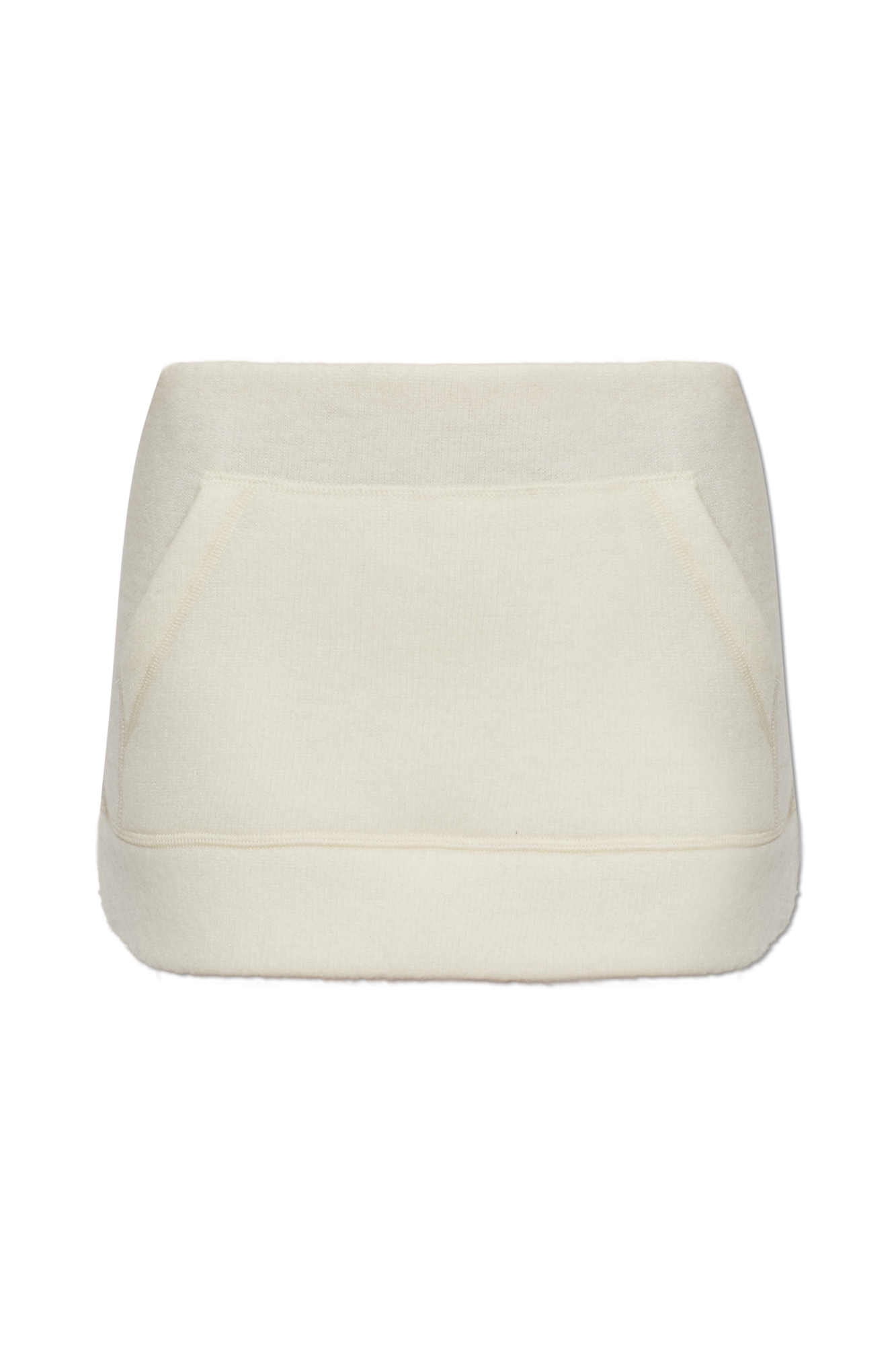 DSQUARED2 Dsquared2 Wool Mini Skirt with Kangaroo Pocket