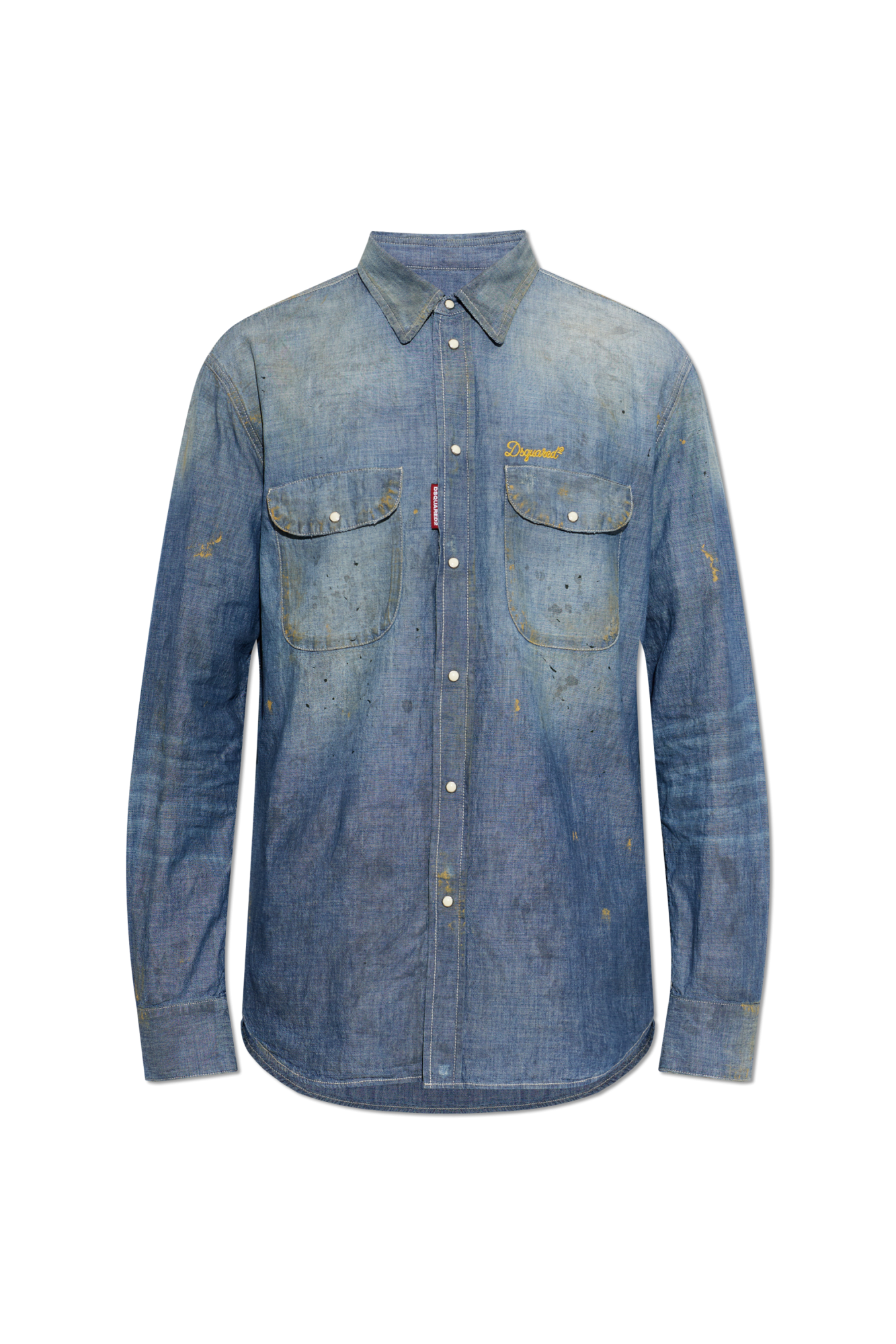 DSQUARED2 Dsquared2 Vintage Effect Denim Shirt