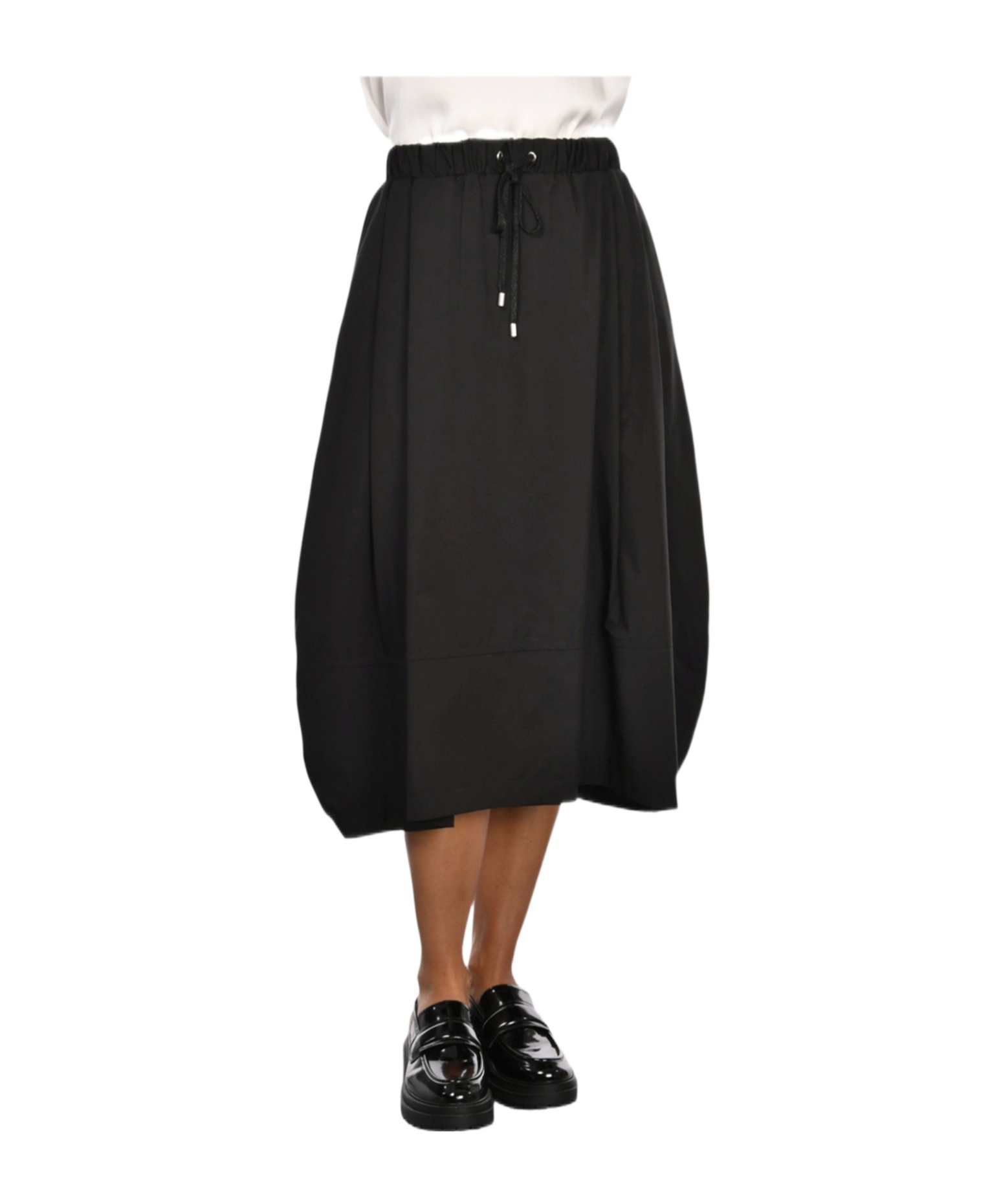 GRAN SASSO Gran Sasso Drawstring Midi Skirt