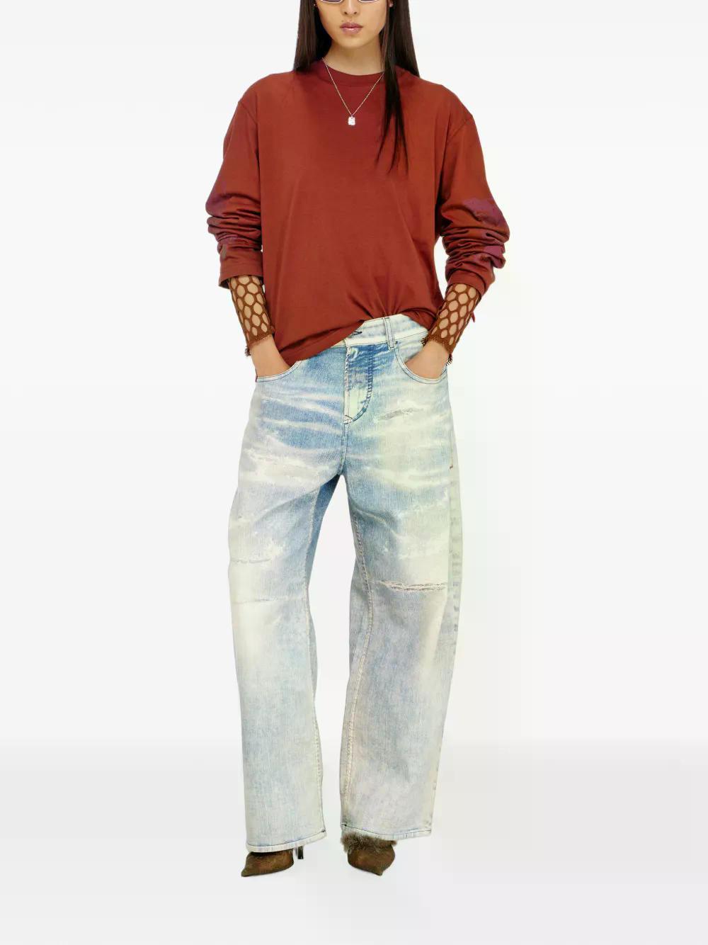 DIESEL® Diesel Relaxed Regular Waist 2097 D-Enim-M Joggjeans