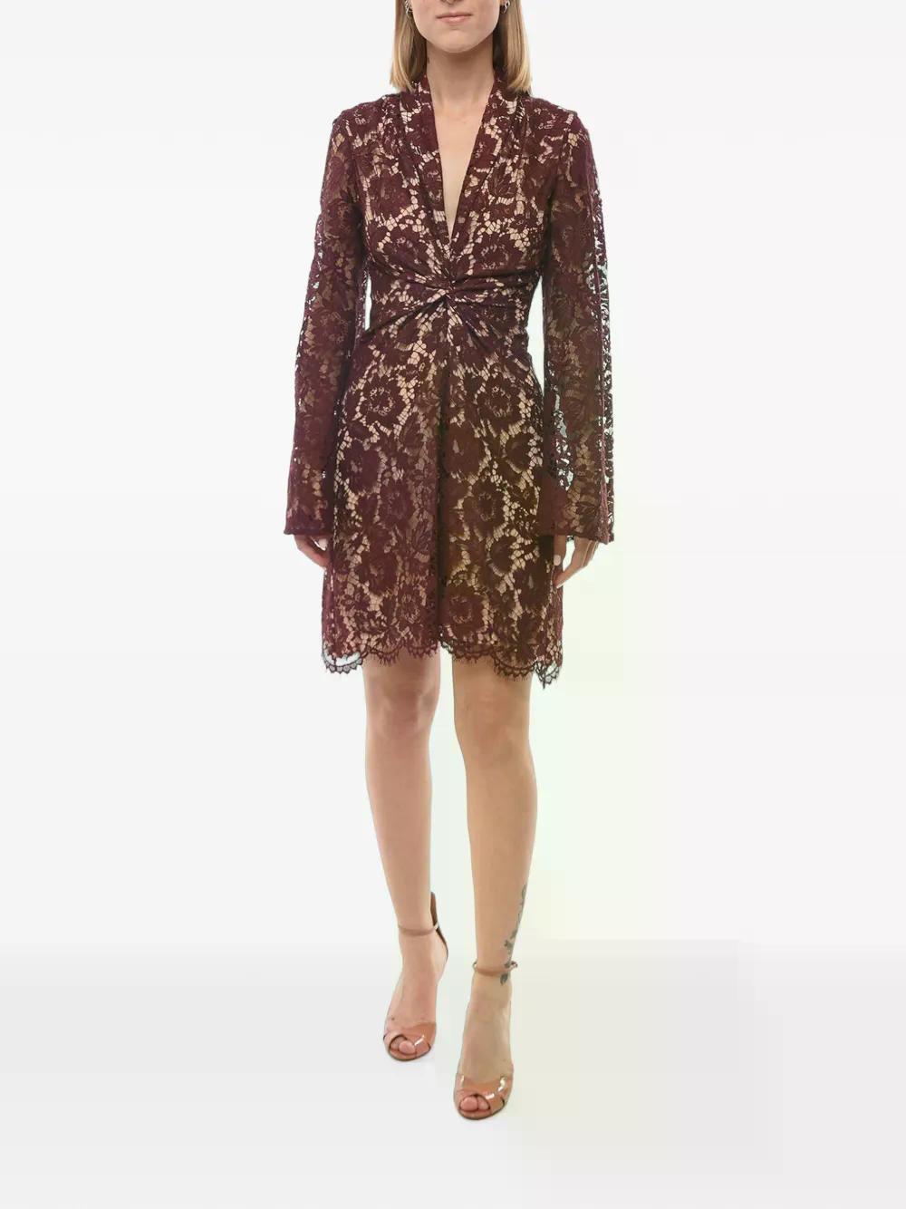 SUPER BLOND SUPER BLOND Lace Mini Dress
