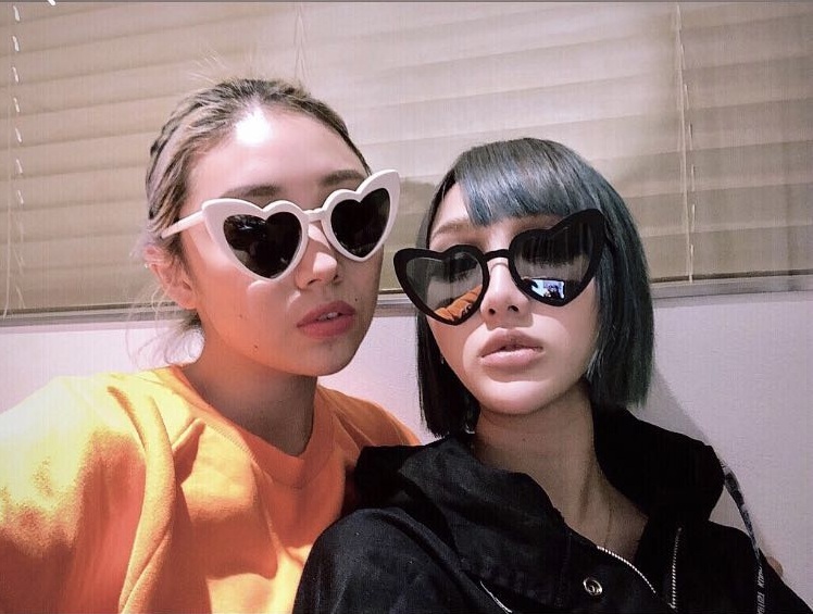 SAINT LAURENT Saint Laurent Loulou Heart-Shape Frame Sunglasses