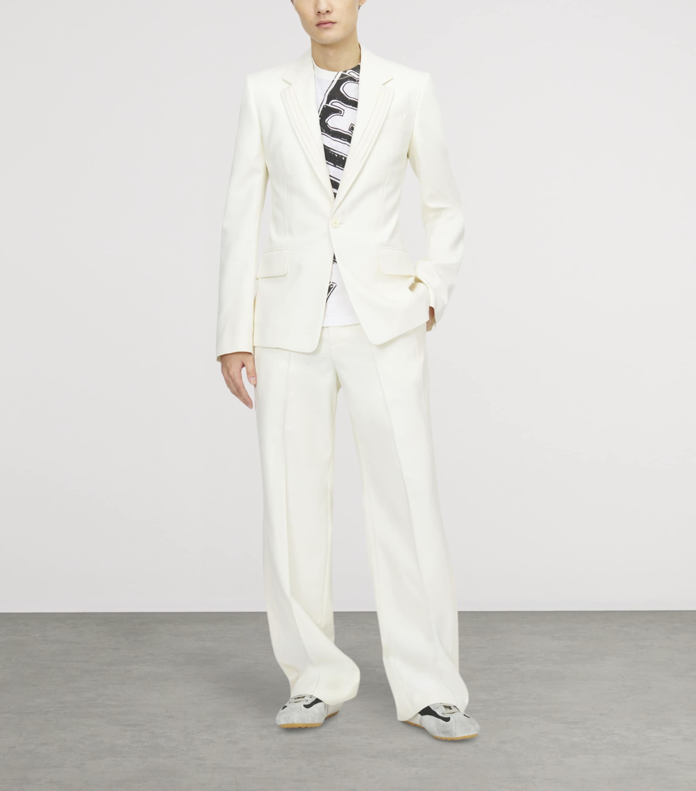 ALEXANDER MCQUEEN McQueen Wool Wide-Leg Trousers