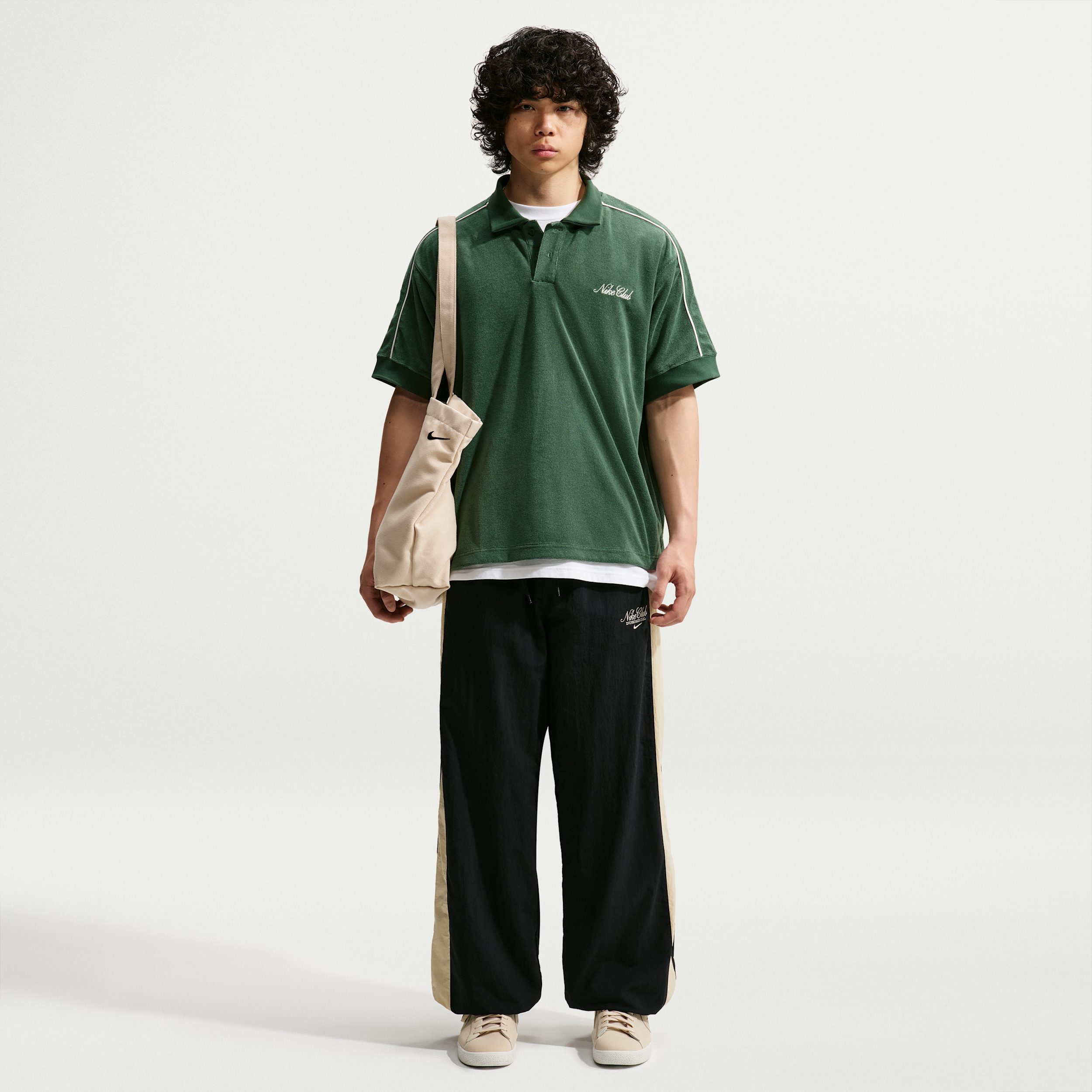 NIKE men's sportswear club french terry polo