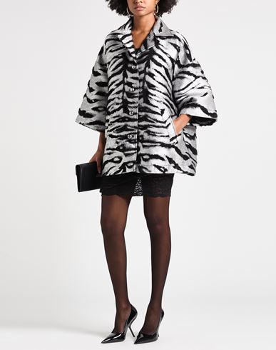 DOLCE & GABBANA DOLCE & GABBANA Single-Breasted Zebra-Print Coat