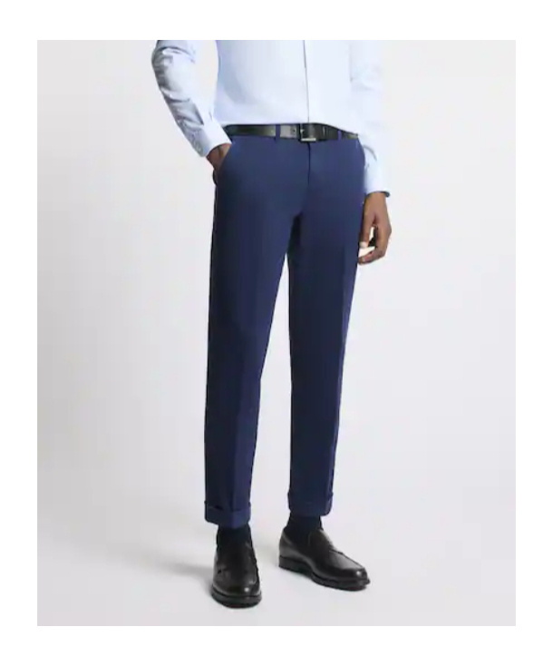 FAY Slim fit trousers in cotton gabardine