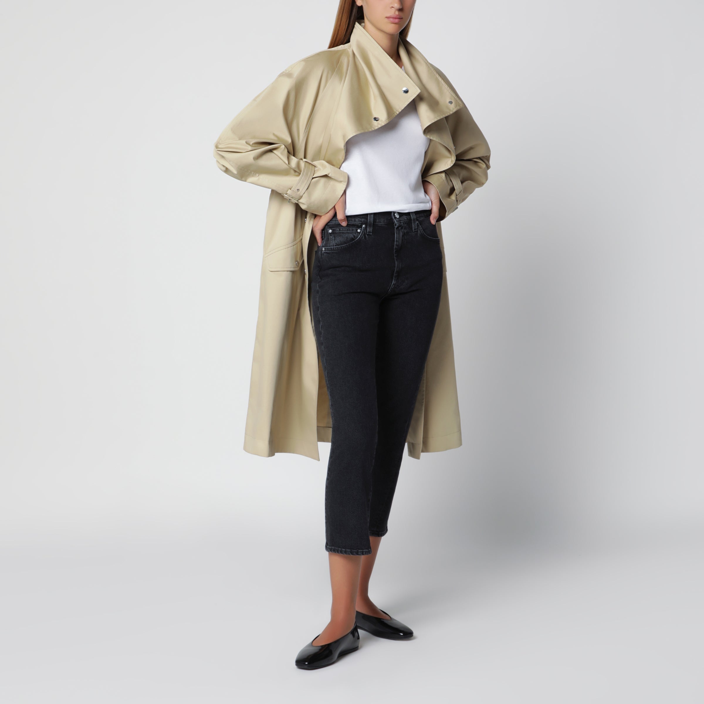 TOTÊME TOTEME Dark Washed Ankle Length Jeans