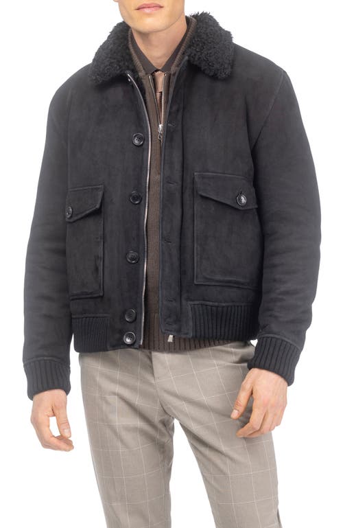 GORSKI GORSKI Genuine Shearling Bomber Jacket
