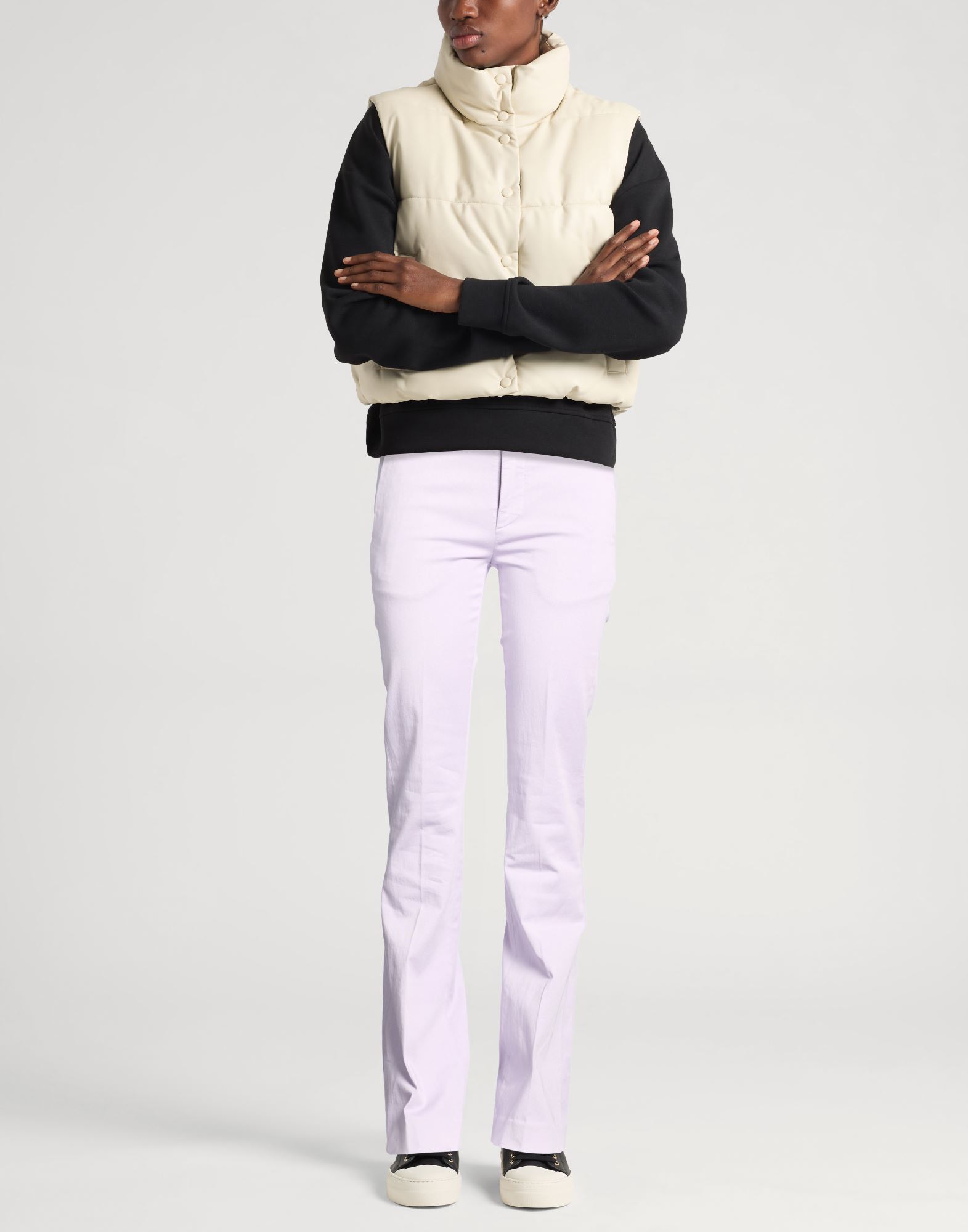 DONDUP DONDUP Cotton Elastane Flared Pants