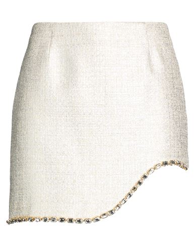 ELISABETTA FRANCHI ELISABETTA FRANCHI Silver Embellished Flared Skirt
