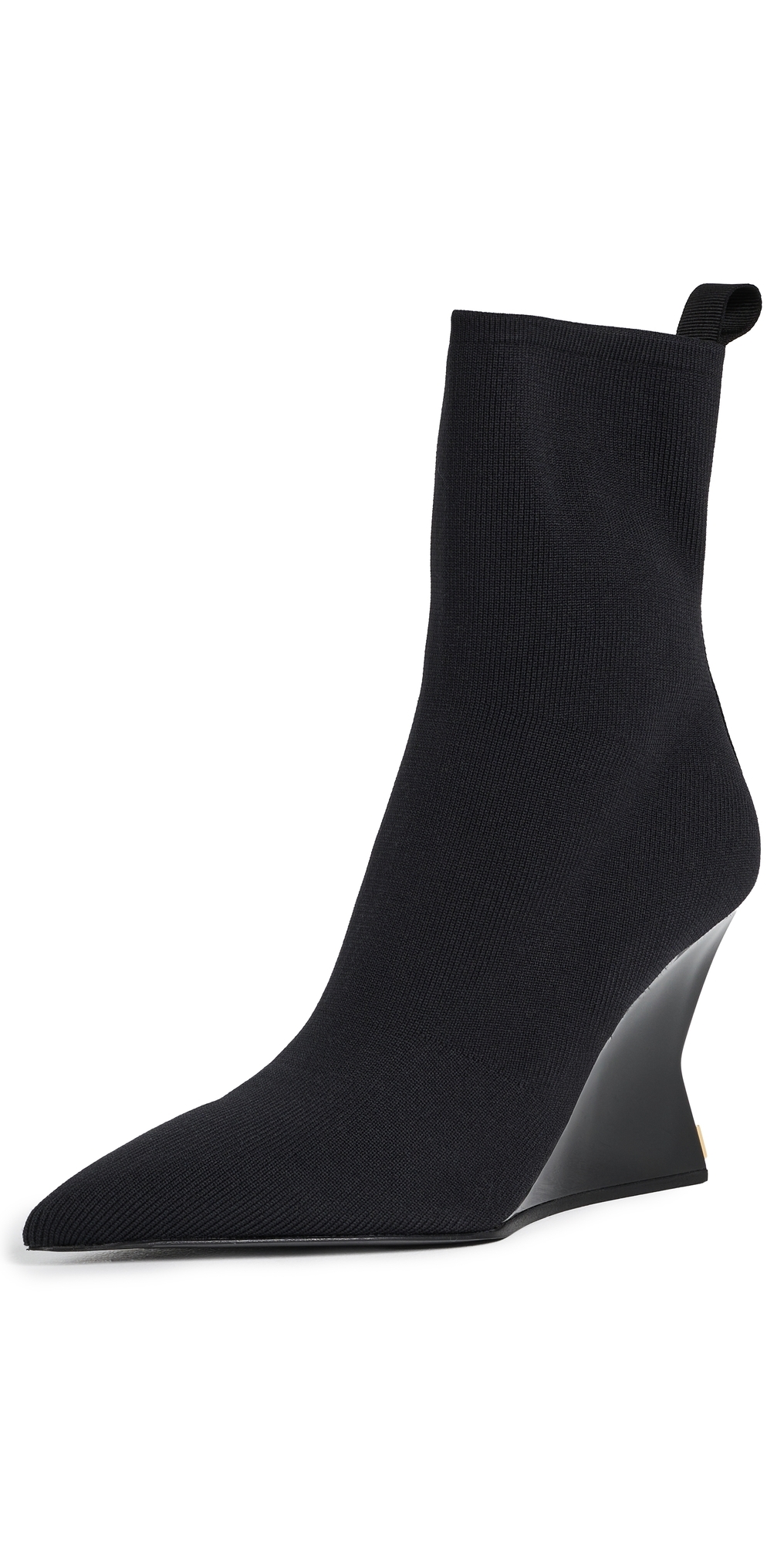 BALMAIN Balmain Knit Wedge Ankle Boots