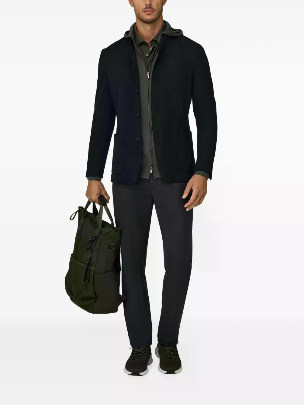 BOGGI MILANO Boggi Milano B Tech Diagonal Wool Blend Blazer