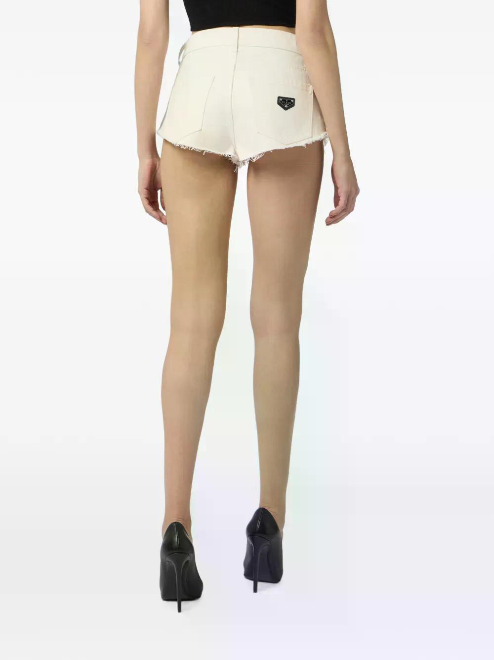 PHILIPP PLEIN Philipp Plein Hot Pants - Denim
