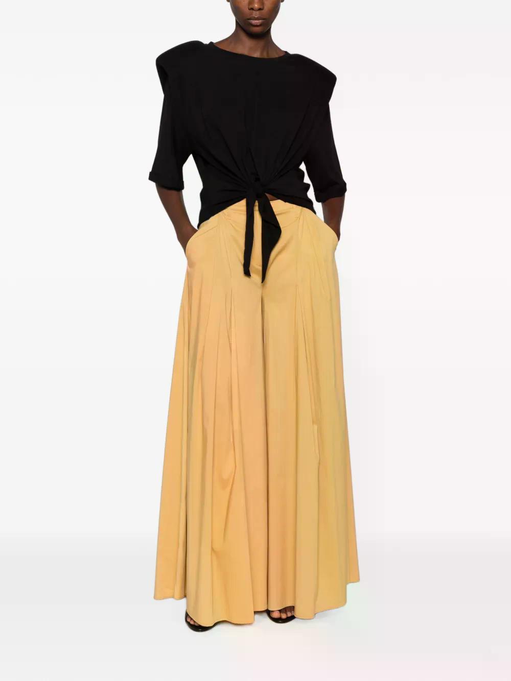 JIJIL JIJIL JOLIE Pleated Palazzo Pants