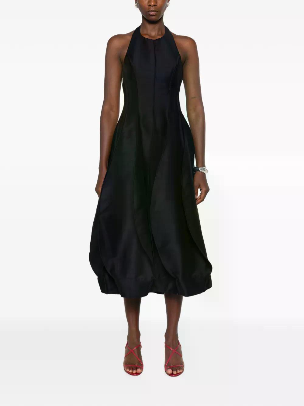 RÓHE Róhe Halterneck Balloon Midi Dress