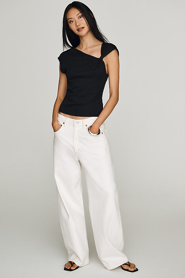 ANTHROPOLOGIE ANTHROPOLOGIE Asymmetrical Knot T-Shirt