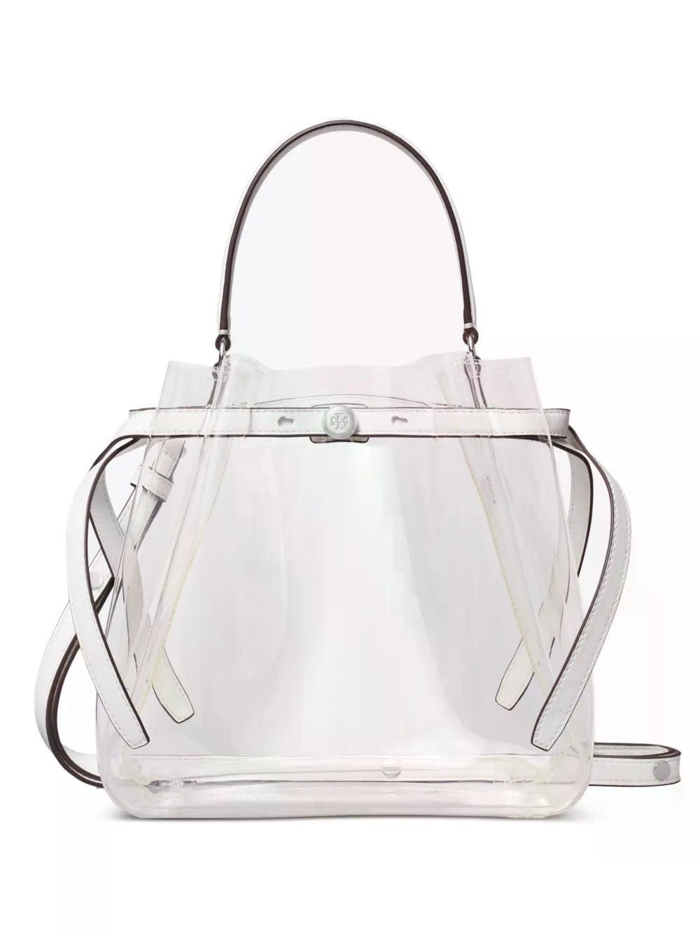TORY BURCH Tory Burch Romy Clear Bucket Bag