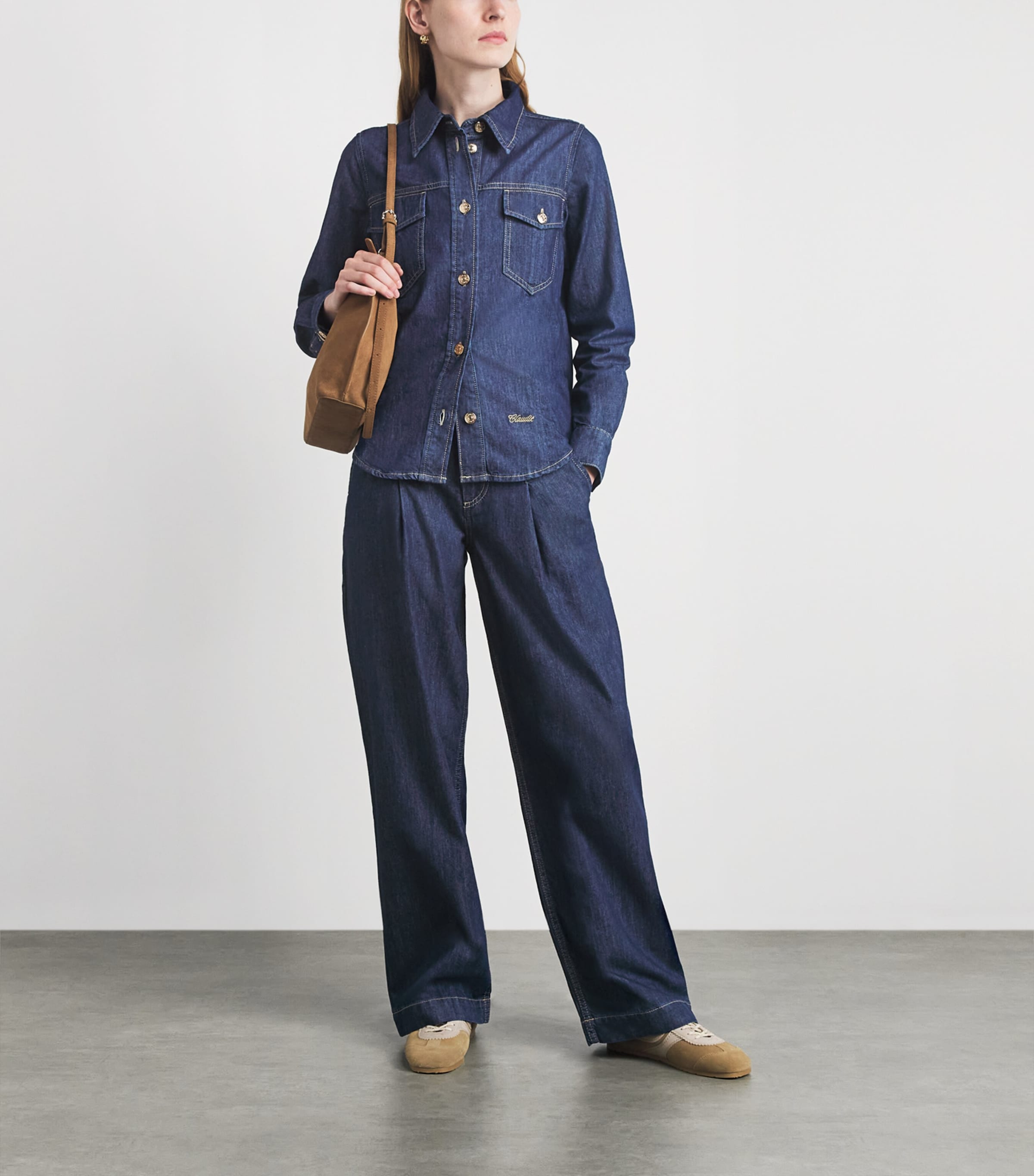 CLAUDIE PIERLOT Claudie Pierlot Classic Denim Shirt
