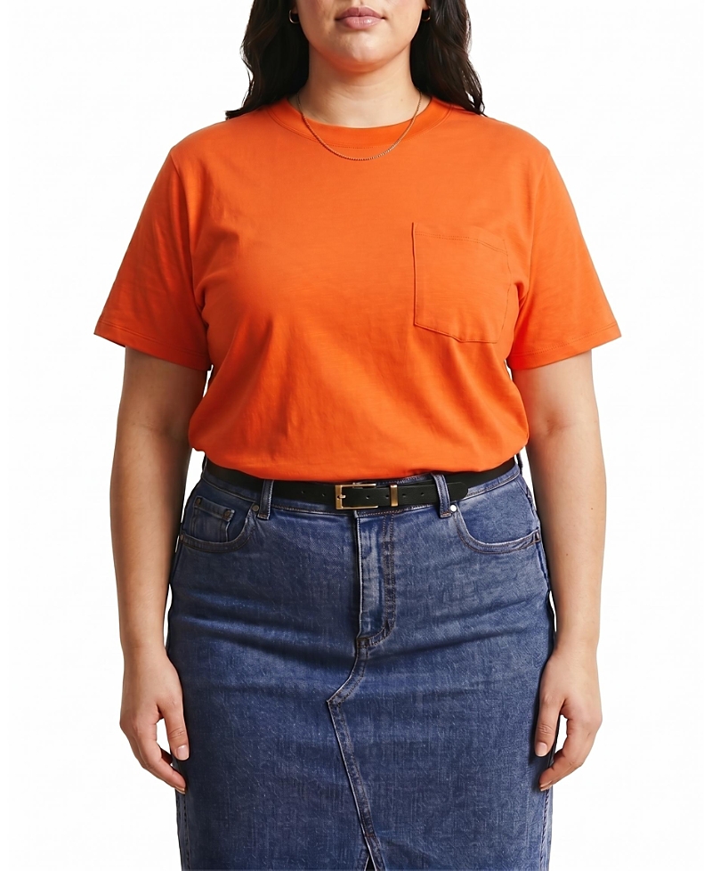 UNIVERSAL STANDARD Universal Standard Garcon Tee with Pocket