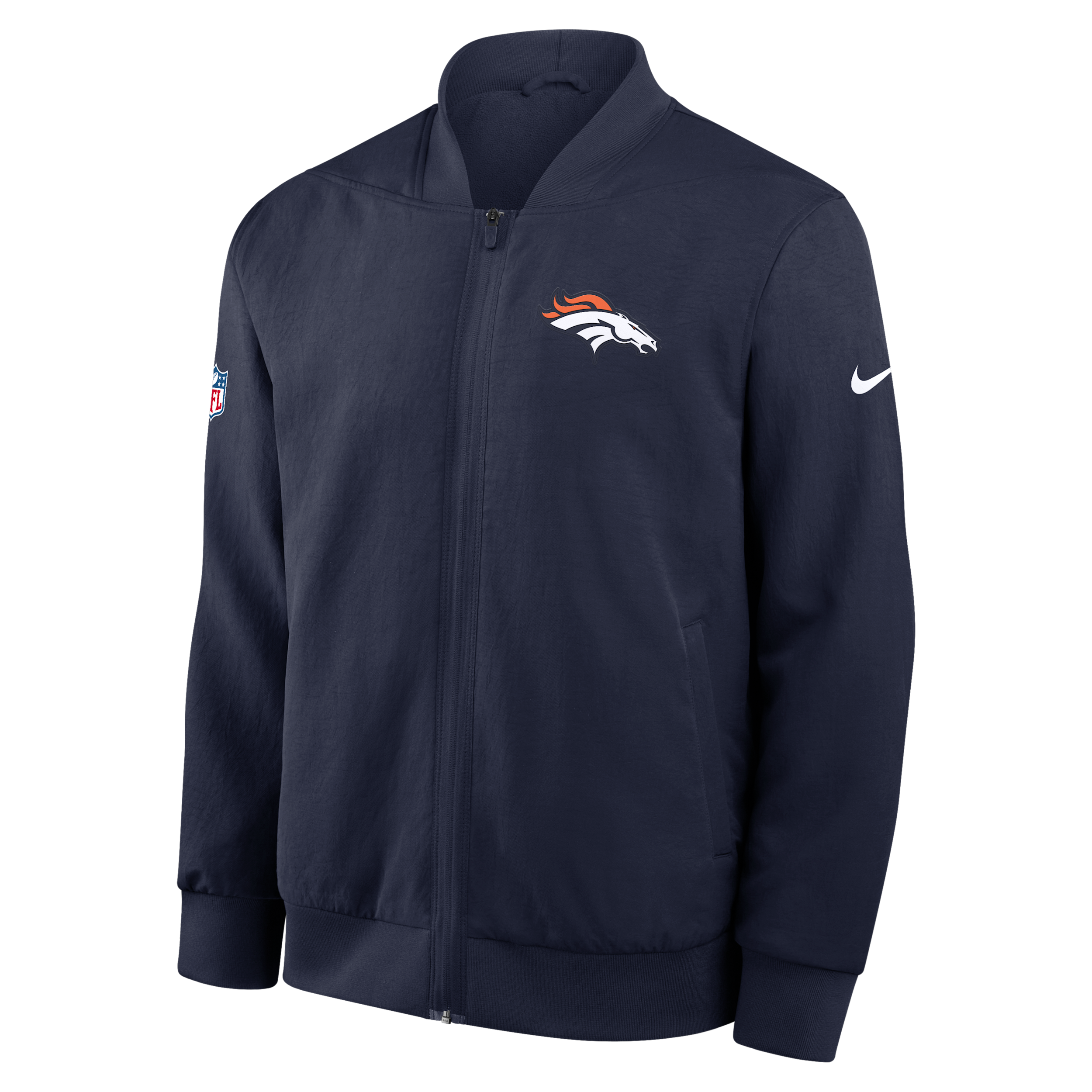 NIKE Miami Dolphins Rivalries Collection Sideline Anorak NFL 1/2-Zip Hooded Jacket