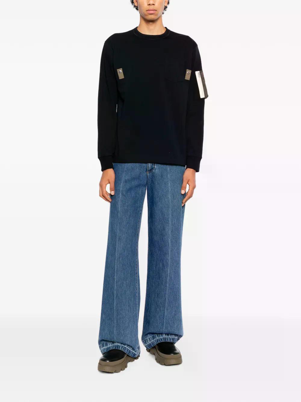 SACAI utility-pocket long-sleeve t-shirt