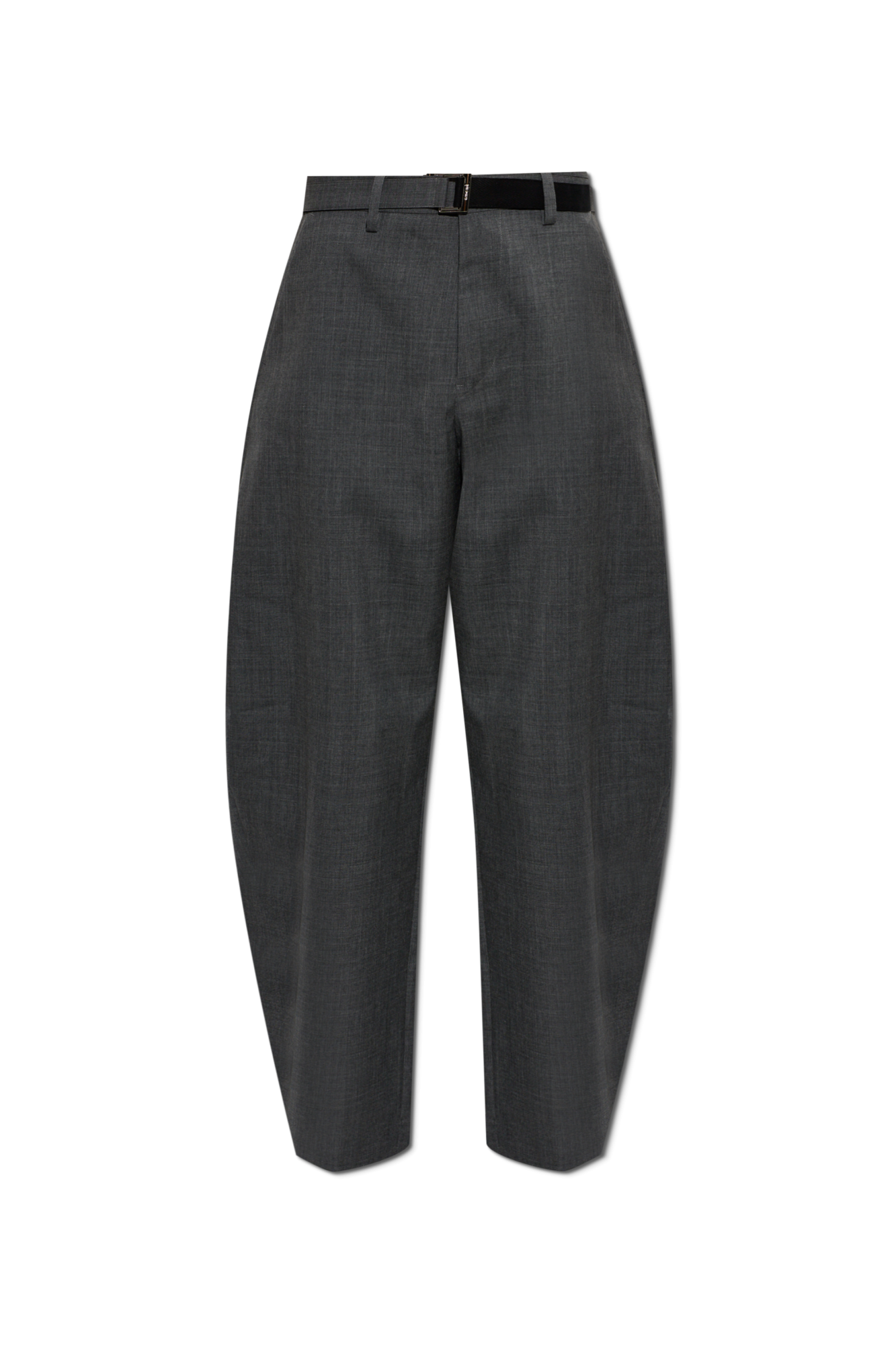 SACAI Sacai Wool Wide-Leg Trousers
