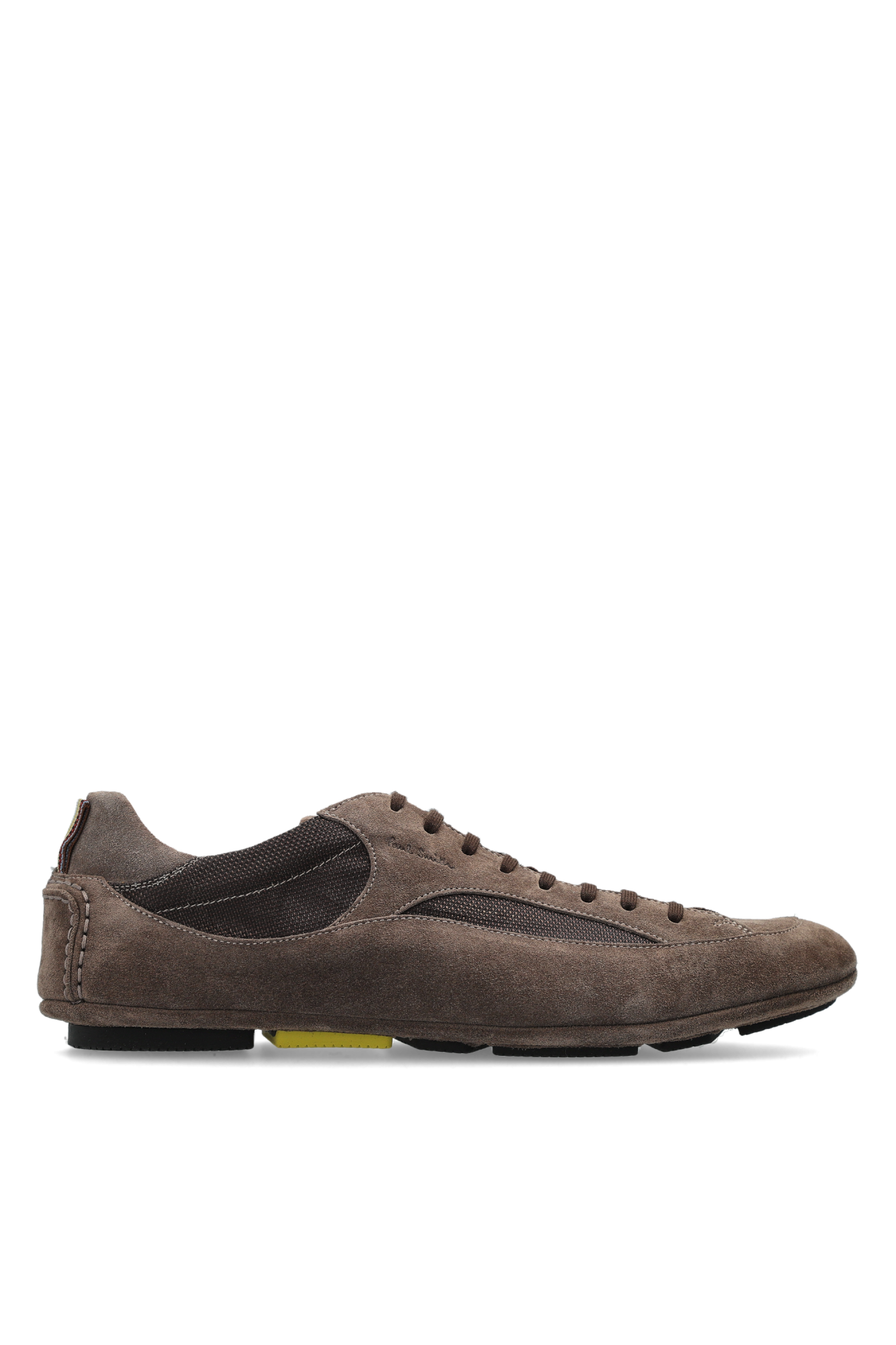 PAUL SMITH Paul Smith Brown Suede Low Top Sneakers