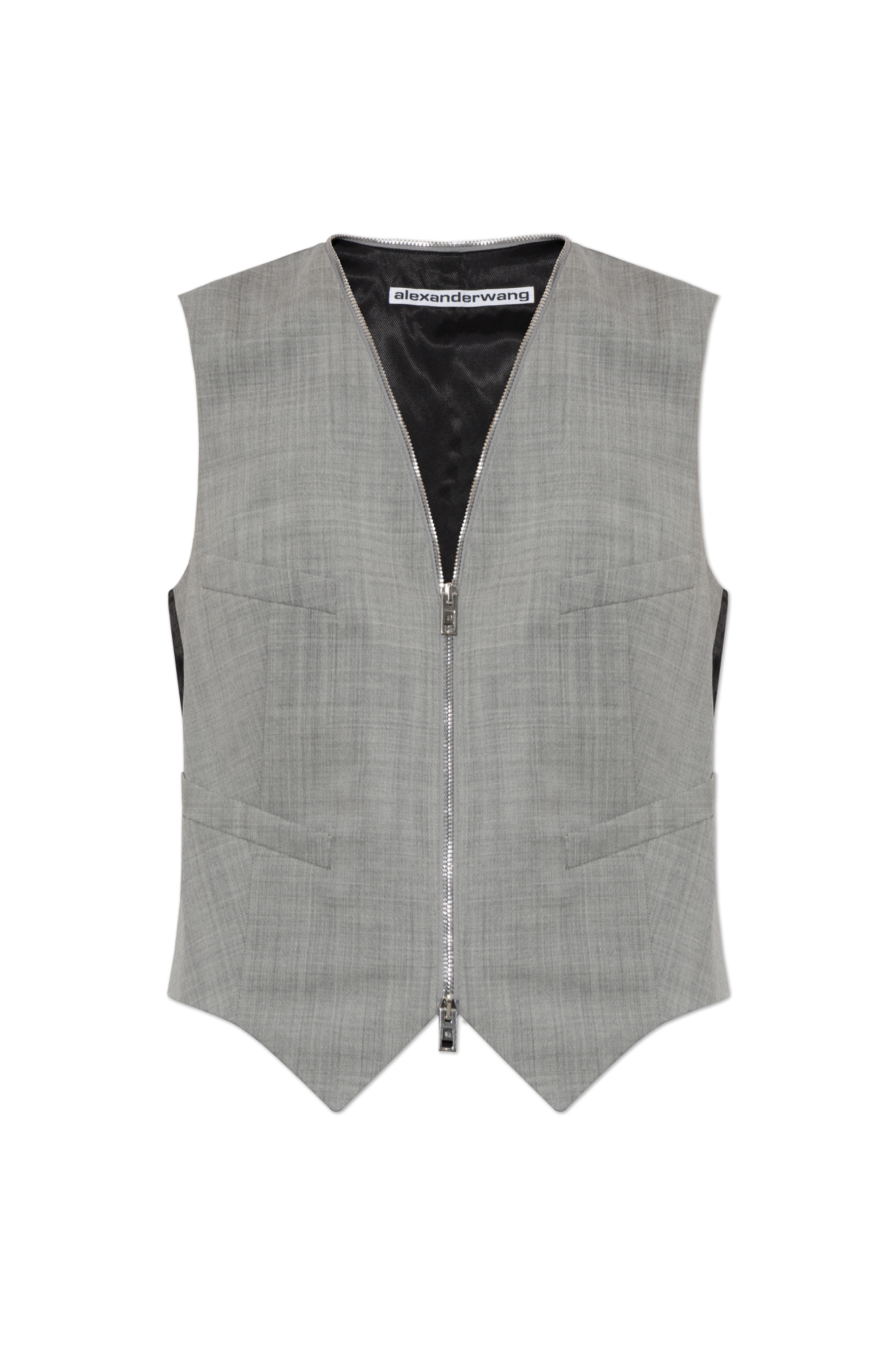 ALEXANDER WANG Alexander Wang Sleeveless Zip-Up Vest