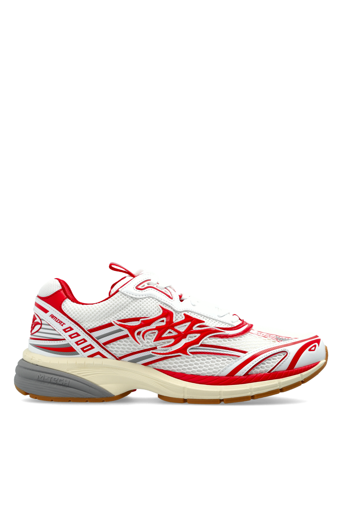 AMIRI Amiri M-Tech Low Top Sneakers with Red Accents