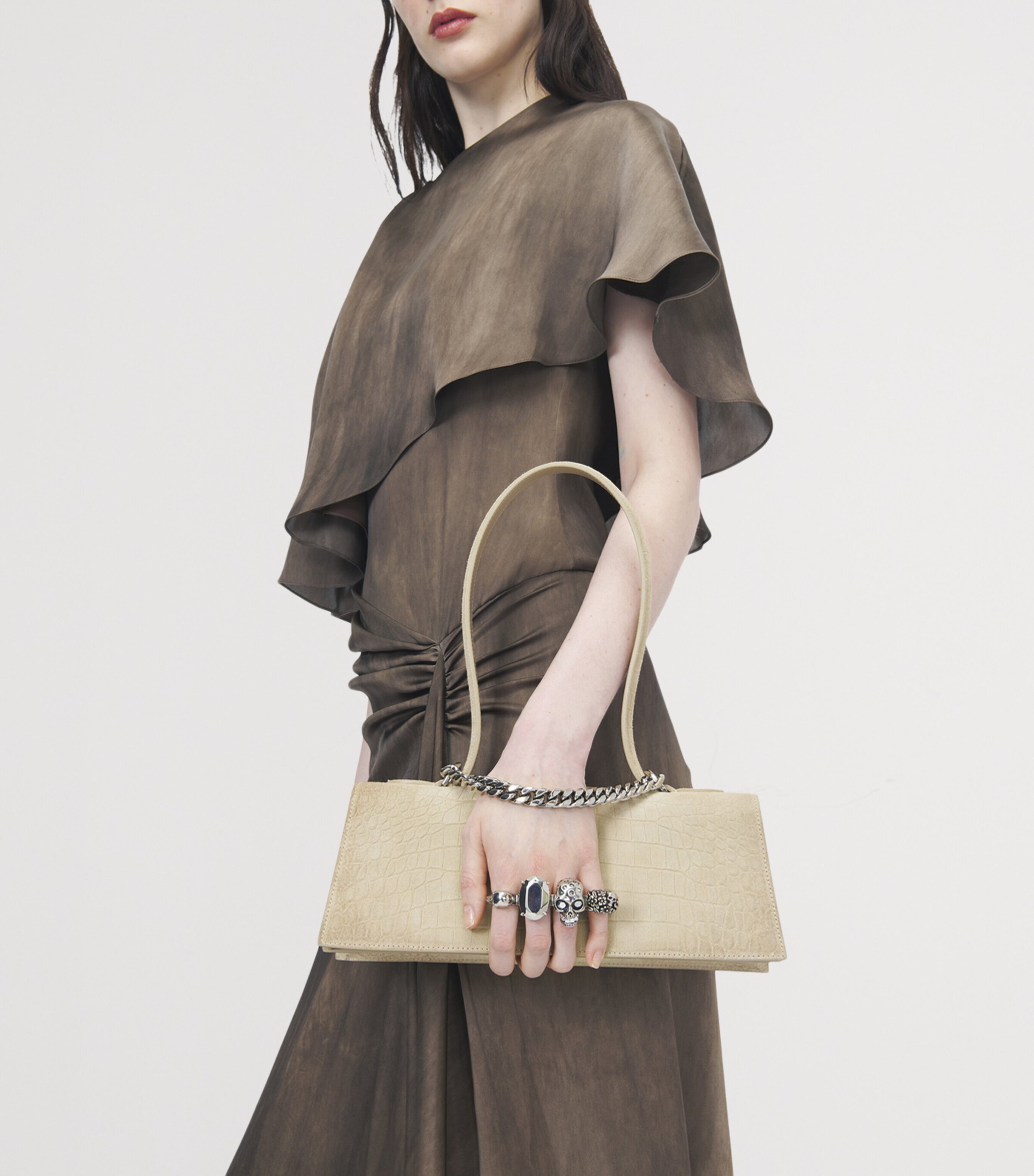 ALEXANDER MCQUEEN McQueen Jewelled Top Handle Bag
