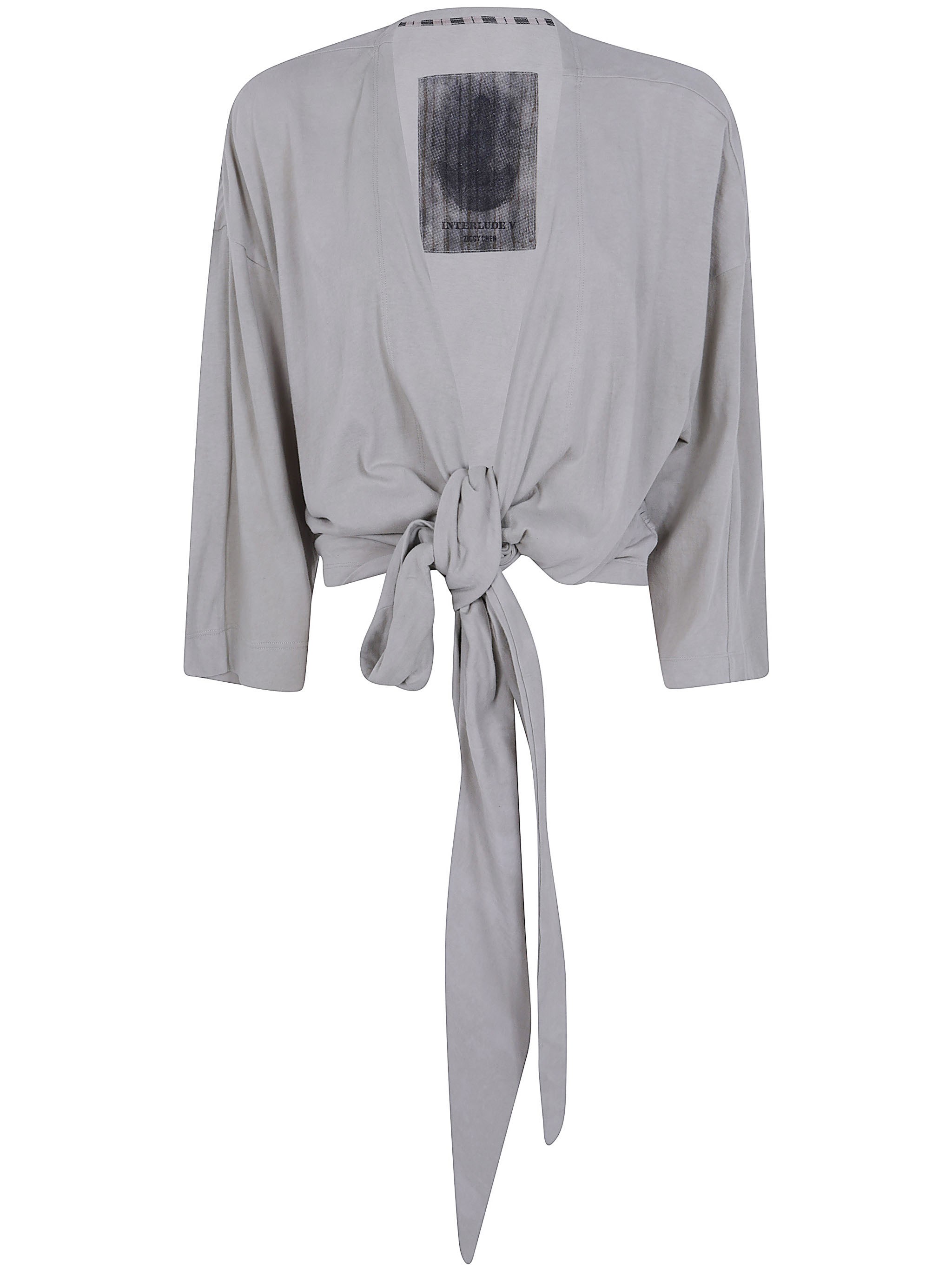 ST. AGNI St. Agni Drawstring Long Sleeve Top