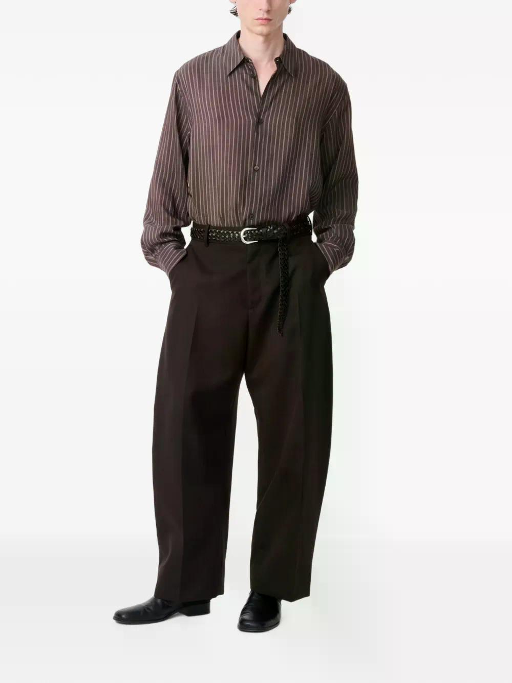 STUDIO NICHOLSON Studio Nicholson Fume Wide-Leg Trousers