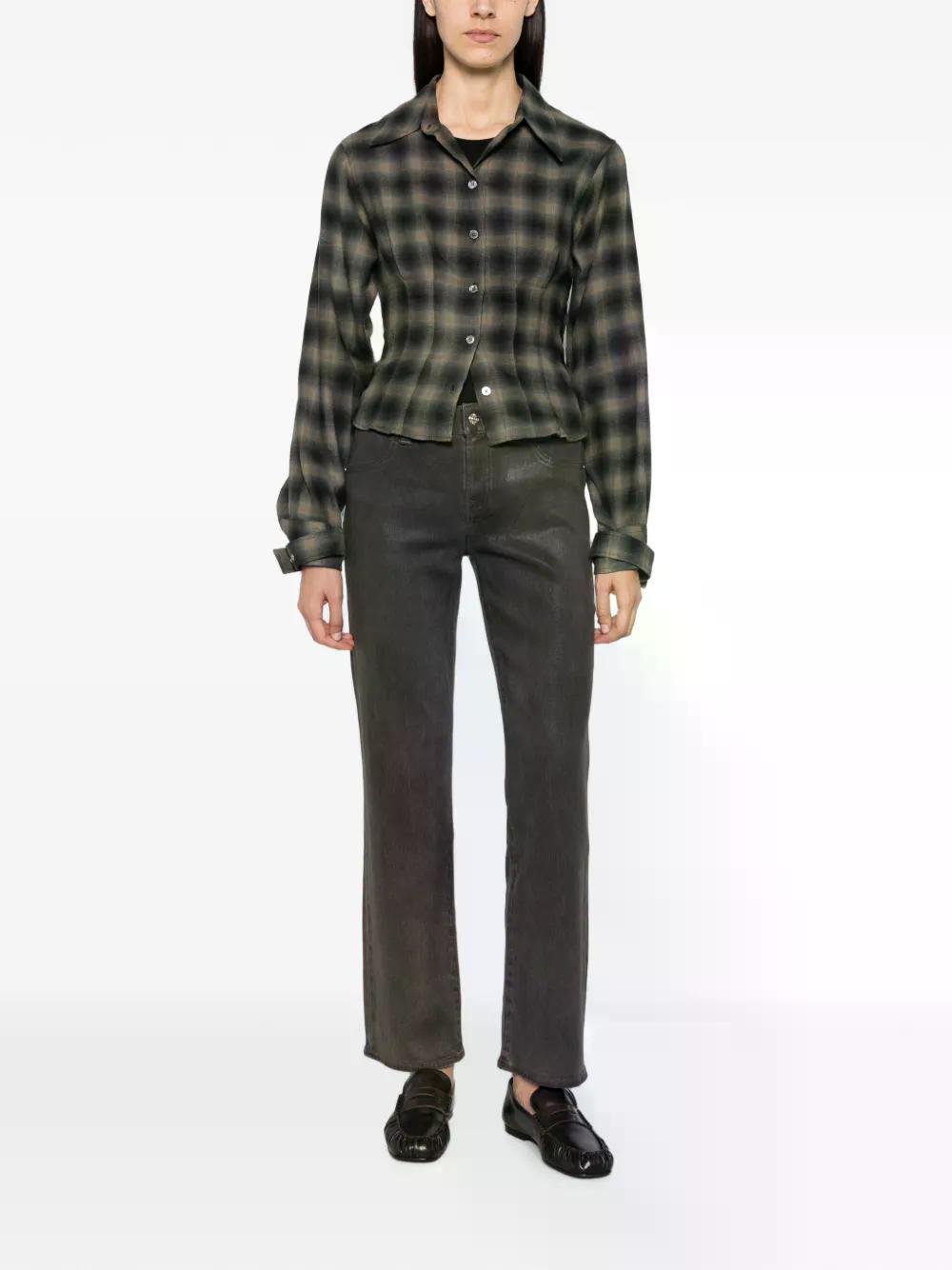 7 FOR ALL MANKIND 7 For All Mankind Coated Straight Leg Jeans