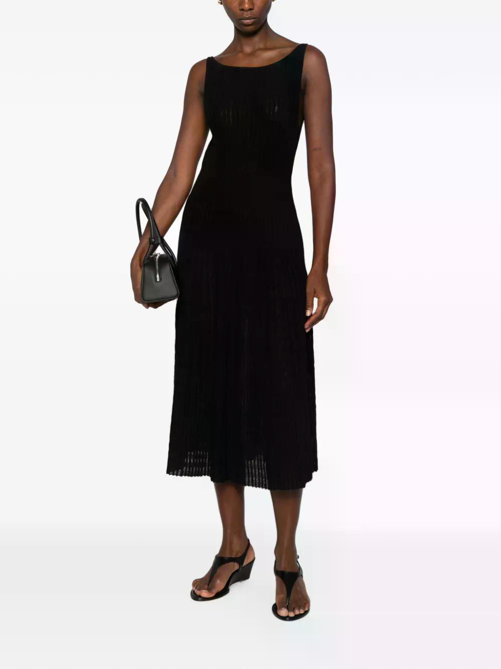 ANTONINO VALENTI Antonino Valenti Ribbed-Knit Sleeveless Midi Dress