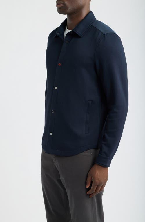 BUGATCHI Bugatchi Soft Touch Knit Shirt Jacket