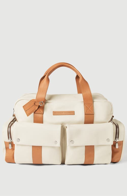 BRUNELLO CUCINELLI Brunello Cucinelli Grained Calfskin Leisure Bag