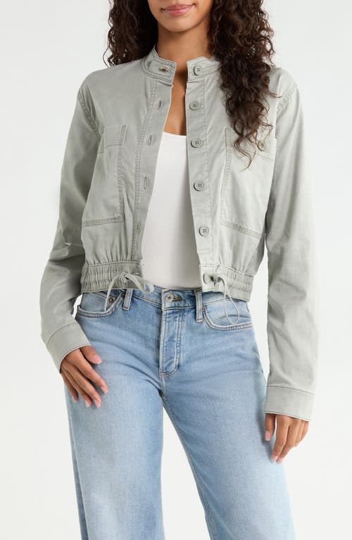 SPLENDID Splendid Spencer Tie Hem Cotton Blend Jacket