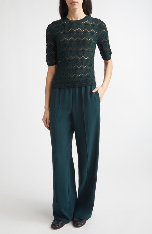 VINCE Vince Mid-Rise Wide-Leg Pleated Pants