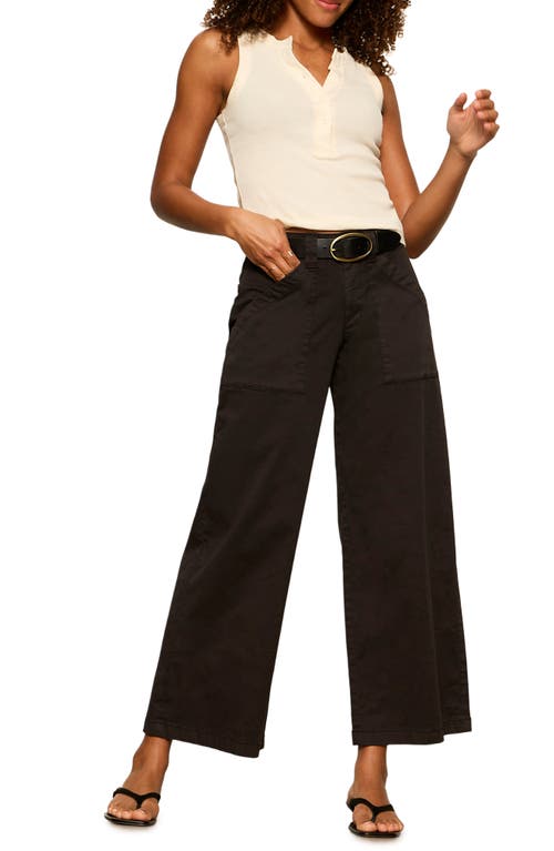 SANCTUARY Sanctuary Stretch Twill Wide Leg Ankle Pants