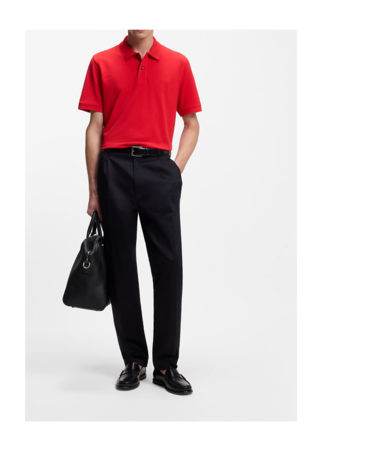 HUGO BOSS button polo shirt