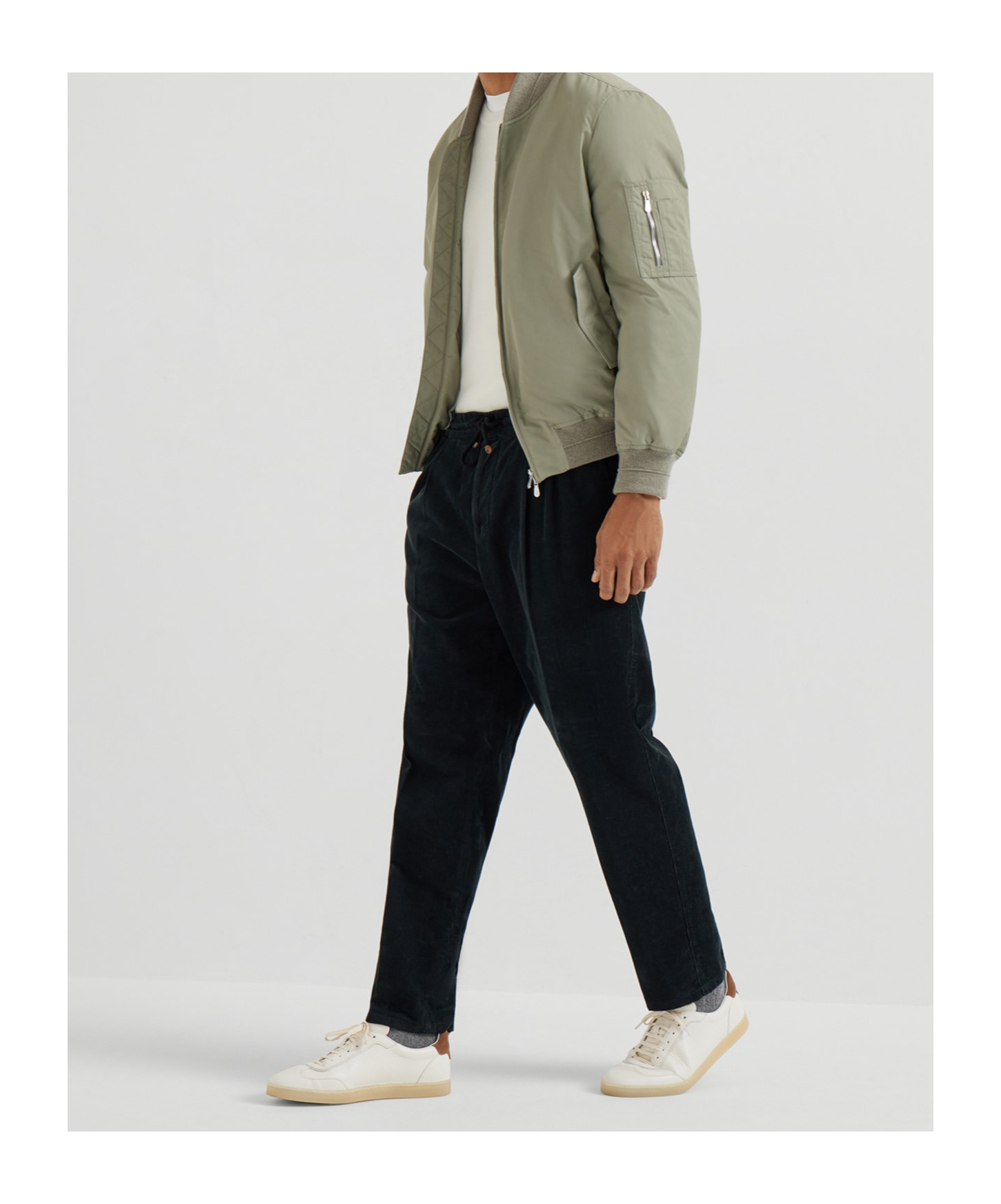 BRUNELLO CUCINELLI Brunello Cucinelli Drawstring Tapered Trousers